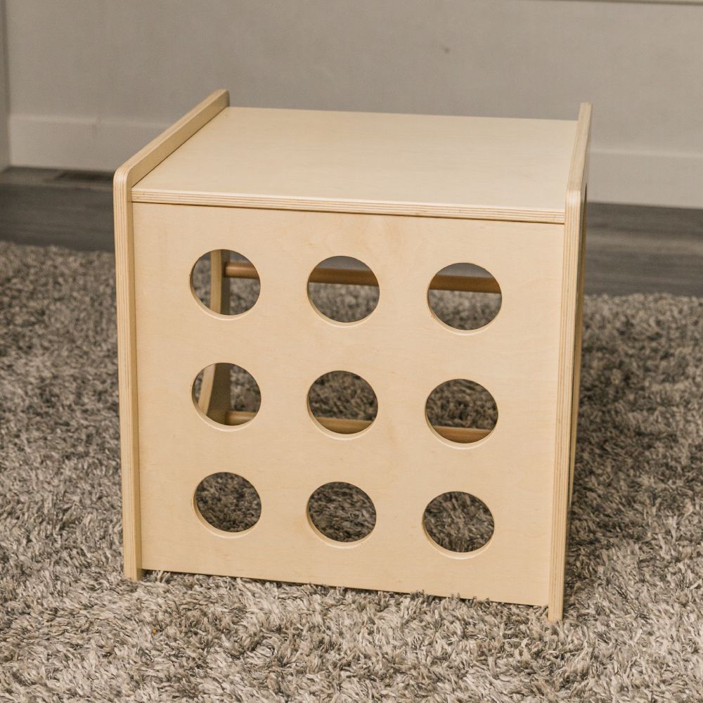 Montessori Climber Regular Cube With Small Ramp – Montessori Climber™